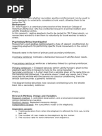 Fagen's Study on Elephant Training Methods | PDF | Reinforcement | Learning