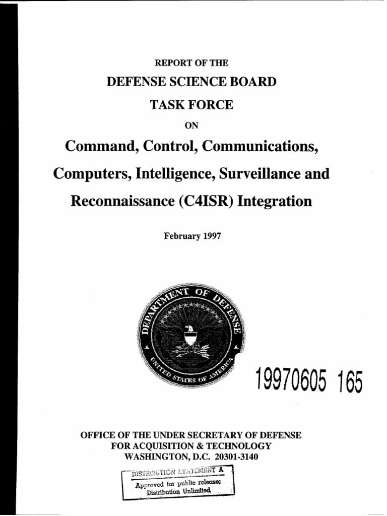 ADA326142 | PDF | Intelligence, Surveillance, Target Acquisition, And ...