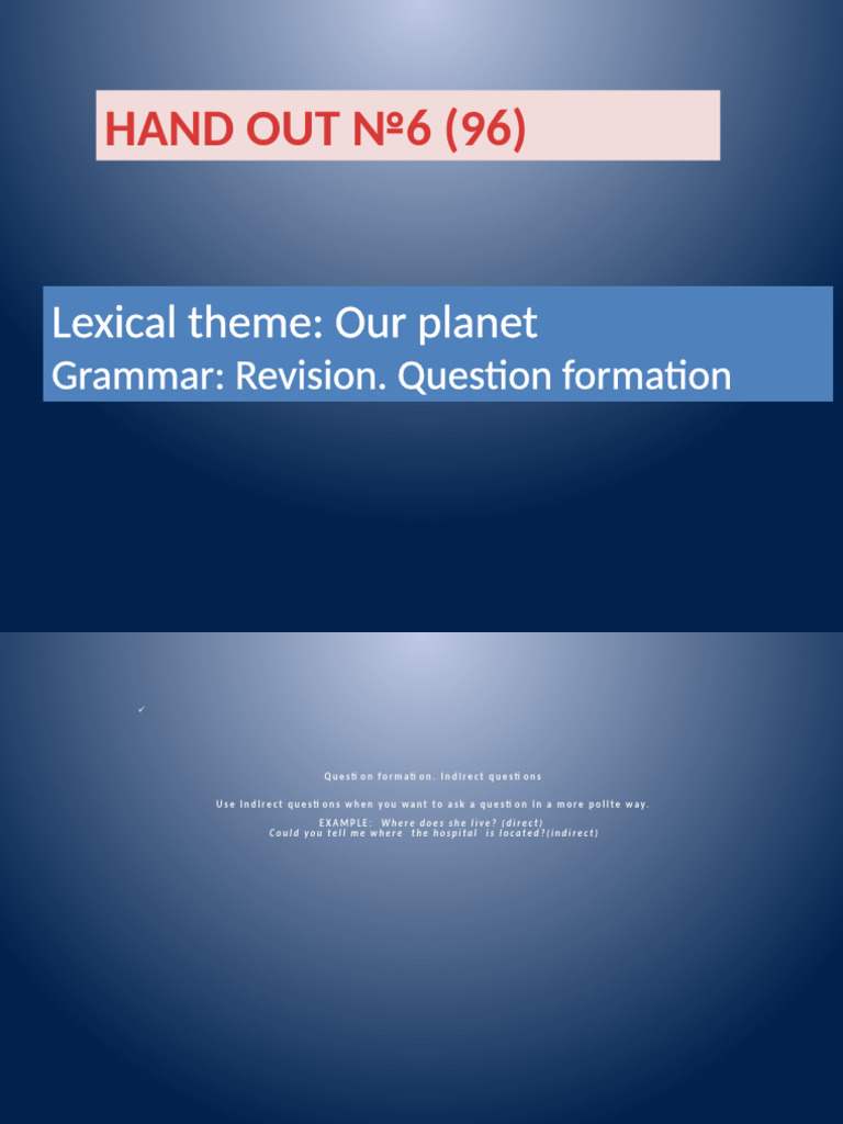 Handout 6-4 Level | PDF