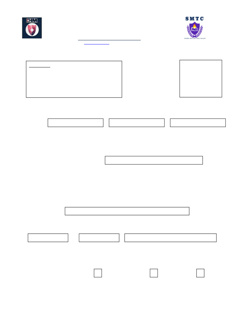 Application Form Page 1 | PDF