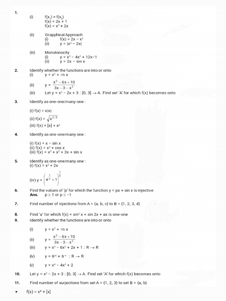 Range of A Function | PDF