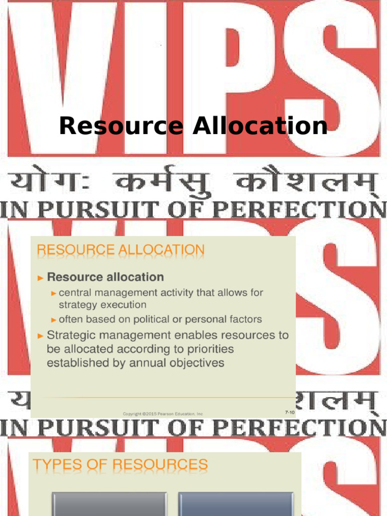 17 - Resource Allocation | PDF