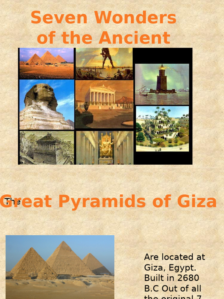 7 Wonders of The World | PDF