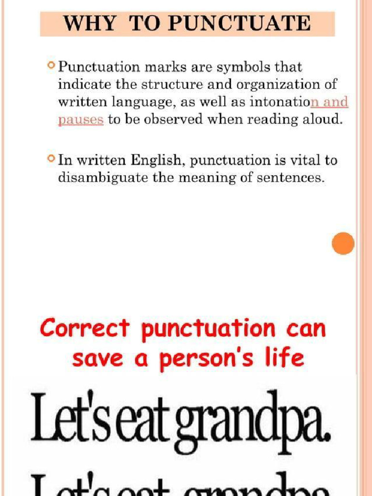 Punctuation Rules Pdf