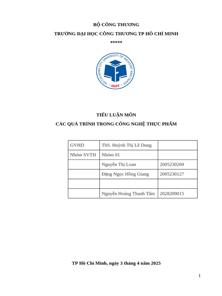 Nhom 01 - CNCB | PDF