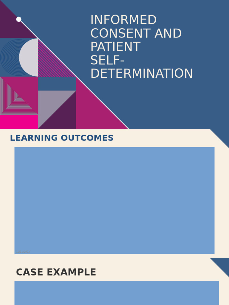 Informed Consent and Patient and Patient Self Determination | PDF