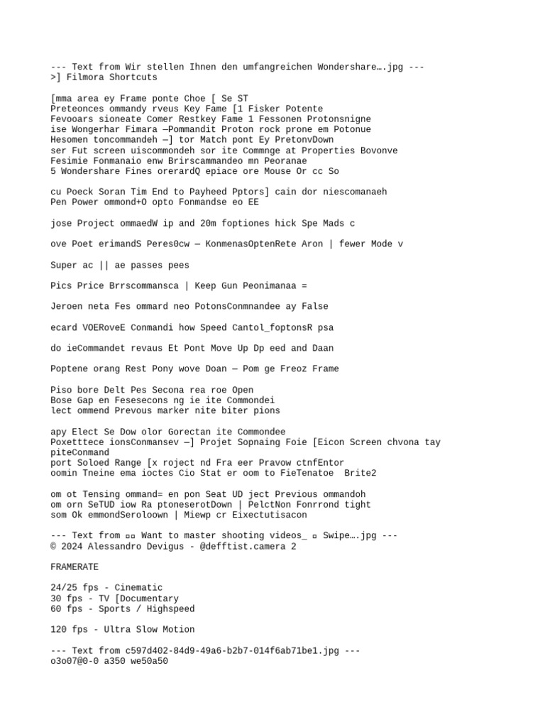 Film Education Cheat Sheet 2 | PDF | Imaging
