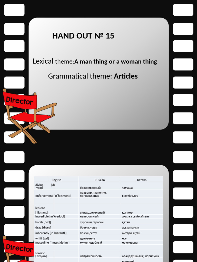 Hand Out 15-3 Level | PDF