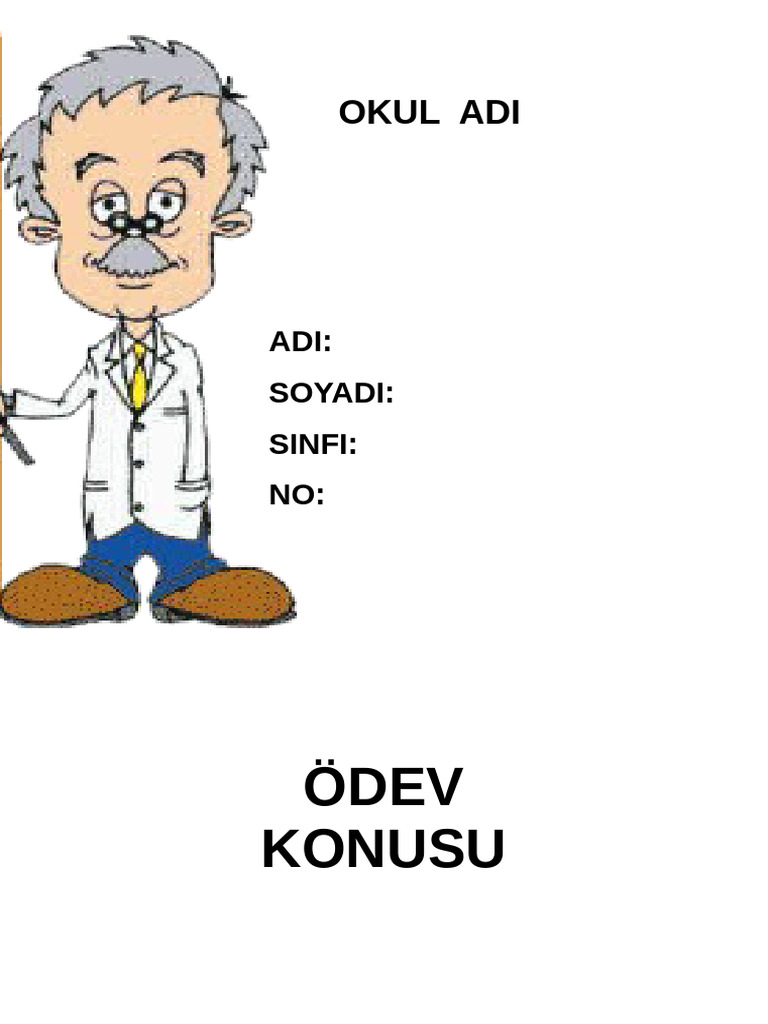 Fen Bilimleri Odev Kapagi Ornegi 1 | PDF