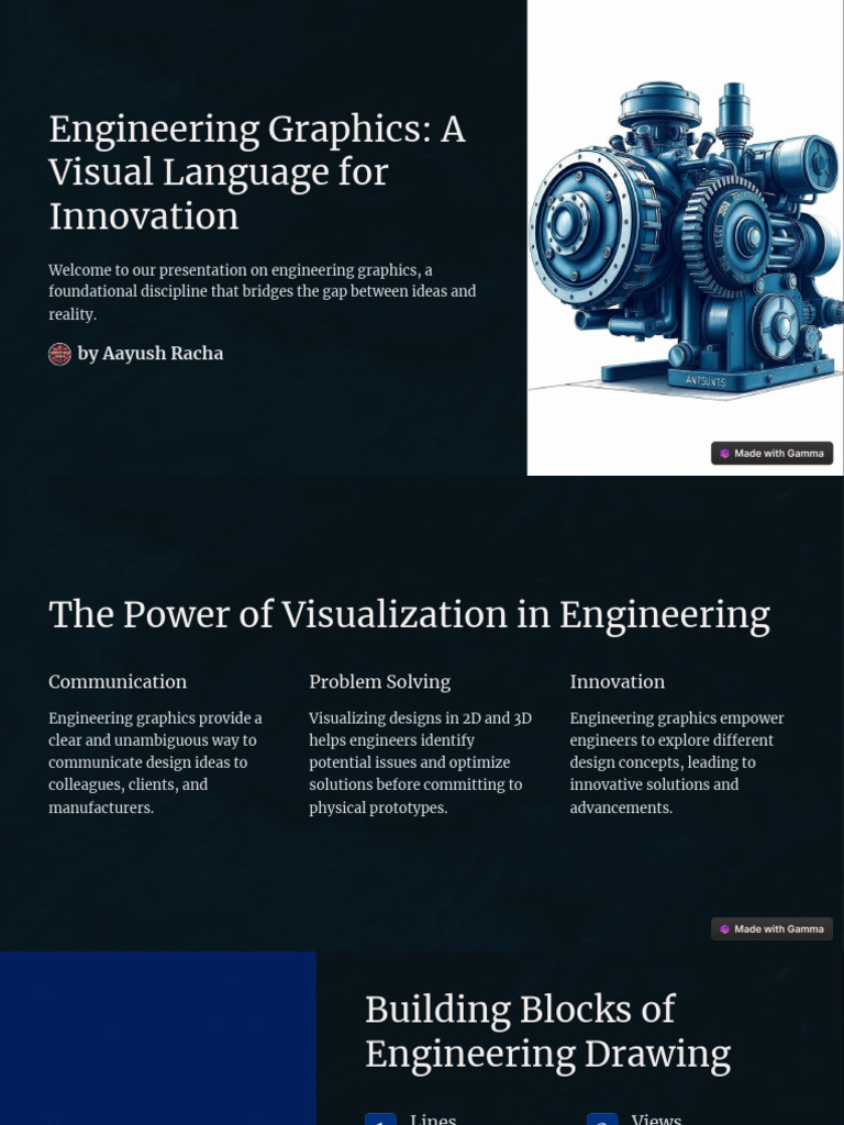Engineering Graphics A Visual Language For Innovation | PDF | Computer Aided Design | Engineering