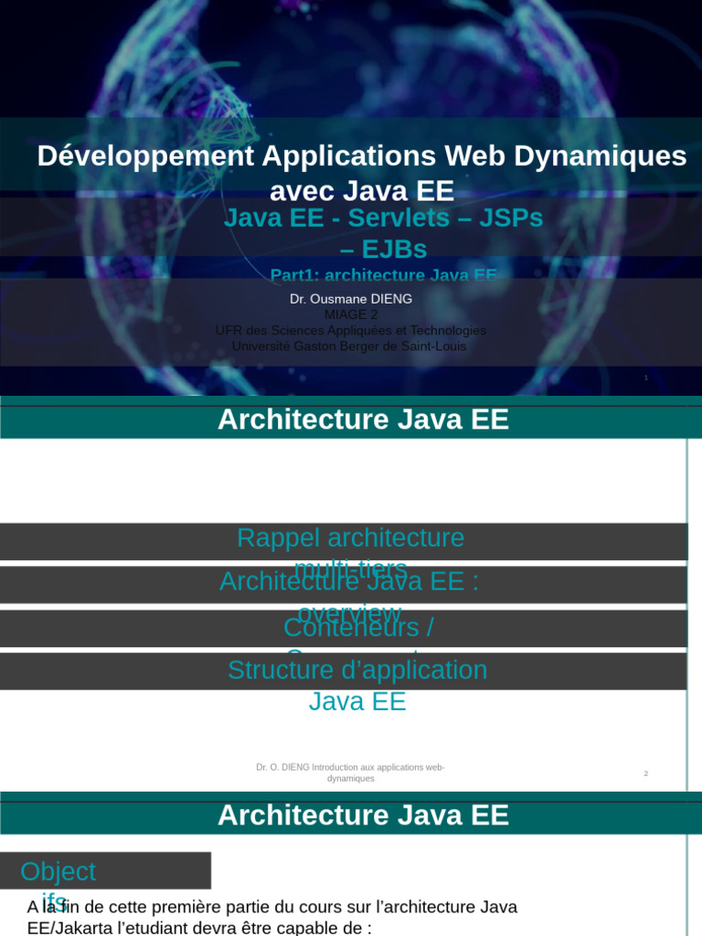 Architecture Java EE Part1 Last | PDF | Internet | Internet et Web