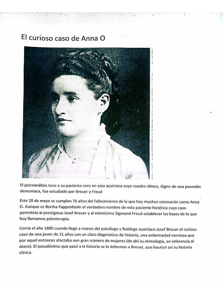 Personalidad - Caso Anna o | PDF