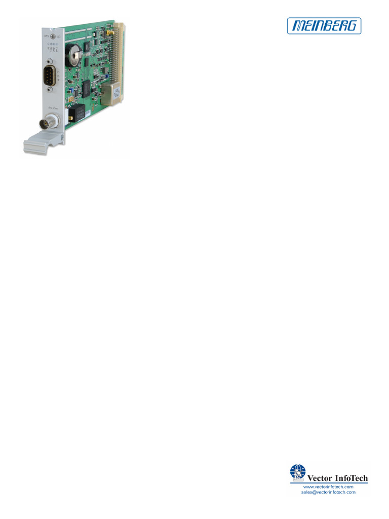 Product95718 Meinberg IMS-GPS-Clock | PDF | Global Positioning System | Electronic Oscillator