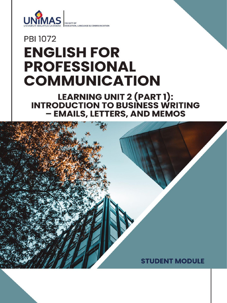 PBI1072 - Module - Learning Unit 2 - Student - Part 1 of 2 | PDF ...