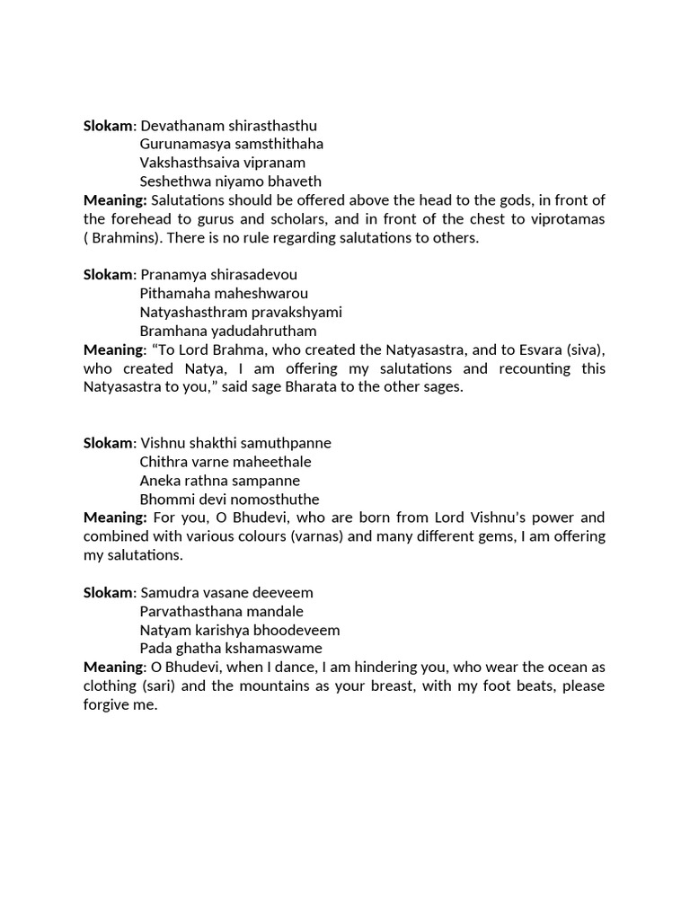 slokas english | PDF | Vedas | Indian Religions