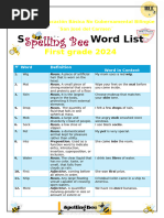 Vocabulary List With Meaning Grade 1 | PDF