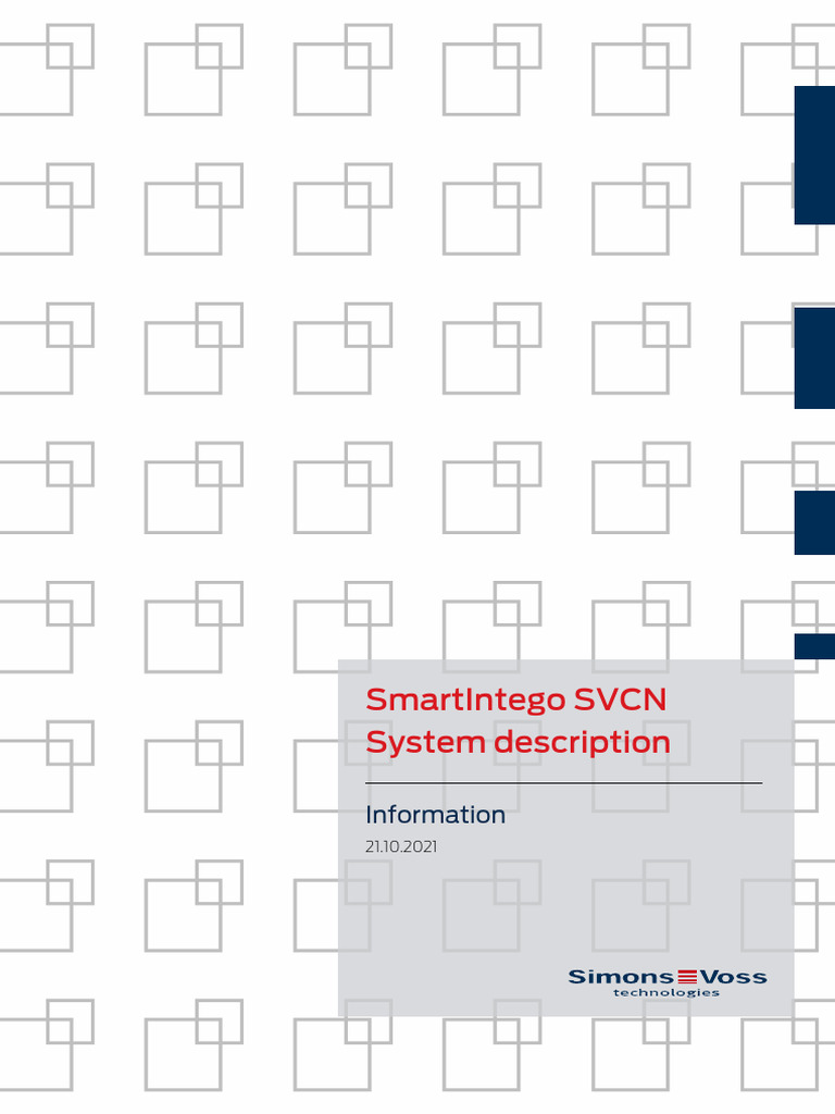 SV SI SystemDescription SVCN en 10.2021 | PDF | Computer Network ...