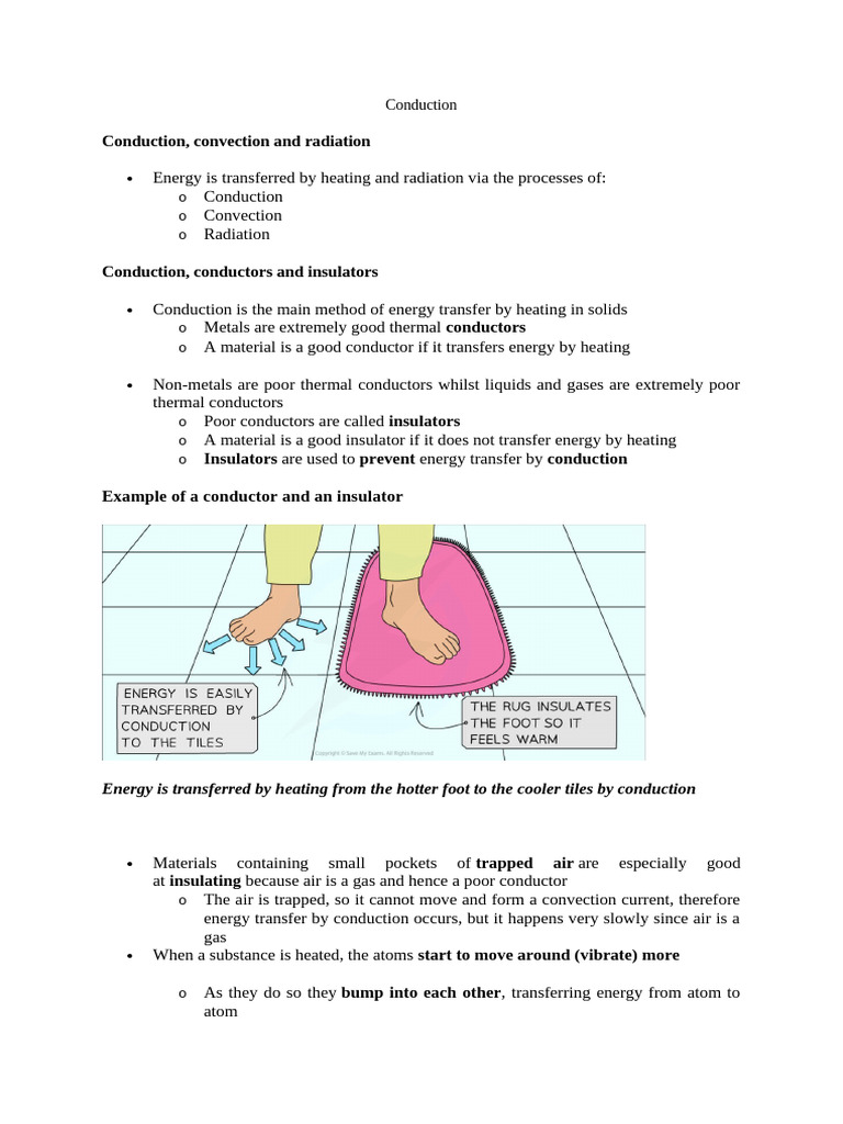 Understanding Conduction and Insulation | PDF | Thermal Conduction ...