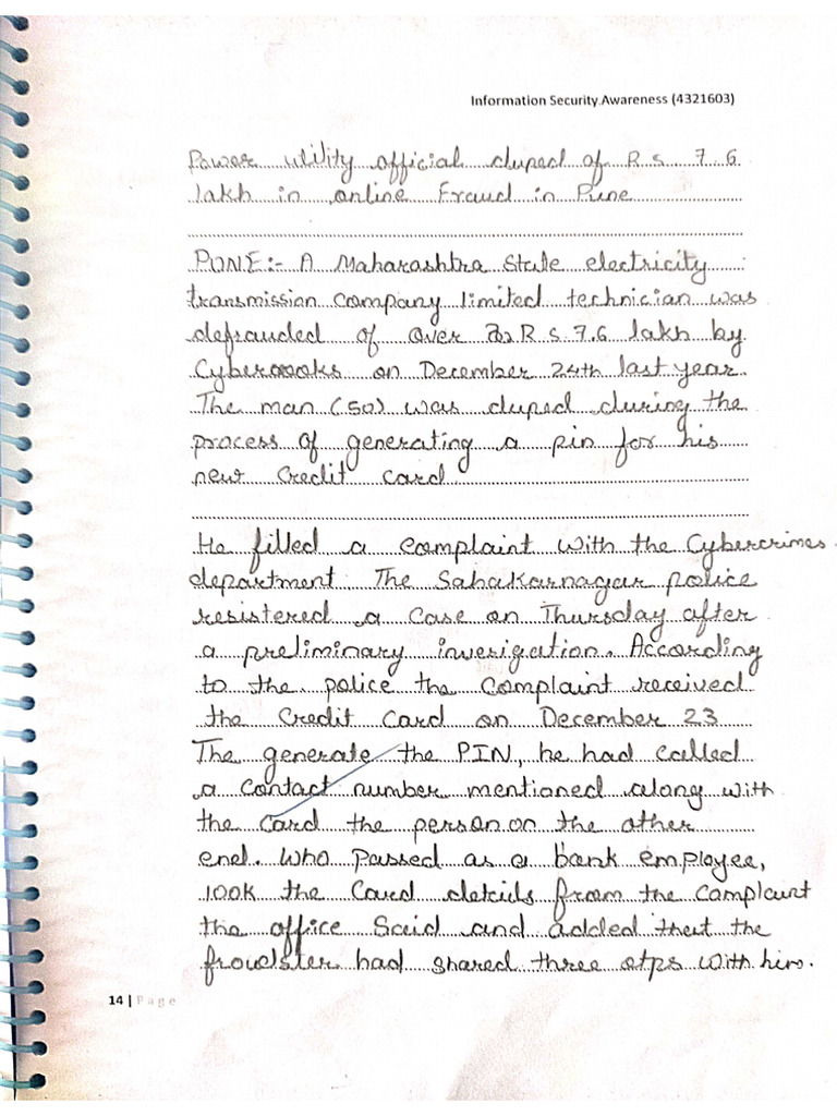 ISA Practical 1 To 7 | PDF