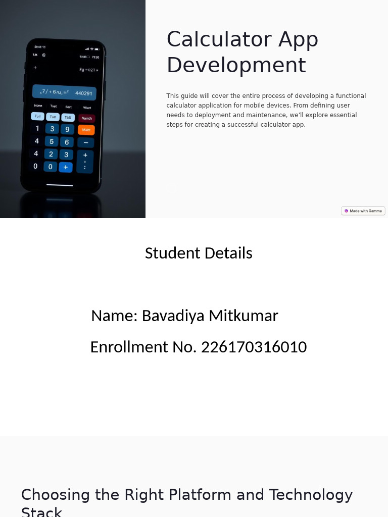 Calculator App Development A Comprehensive Approach | PDF | Mobile App | Android (Operating System)