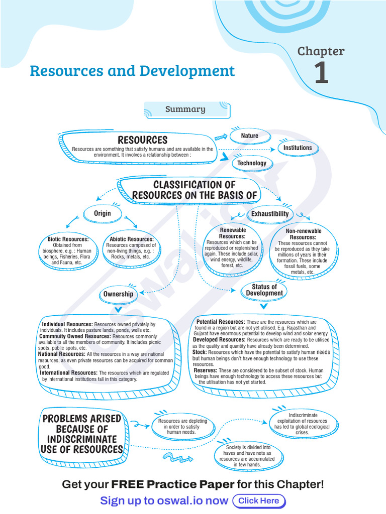 Resource Classification and Development | PDF | Sustainable Development ...