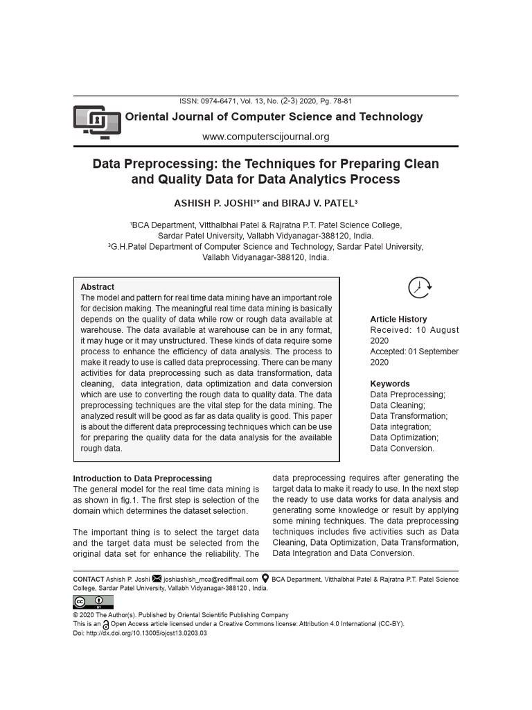 OJCST Vol13 N2-3 P 78-81 | PDF | Data | Data Compression