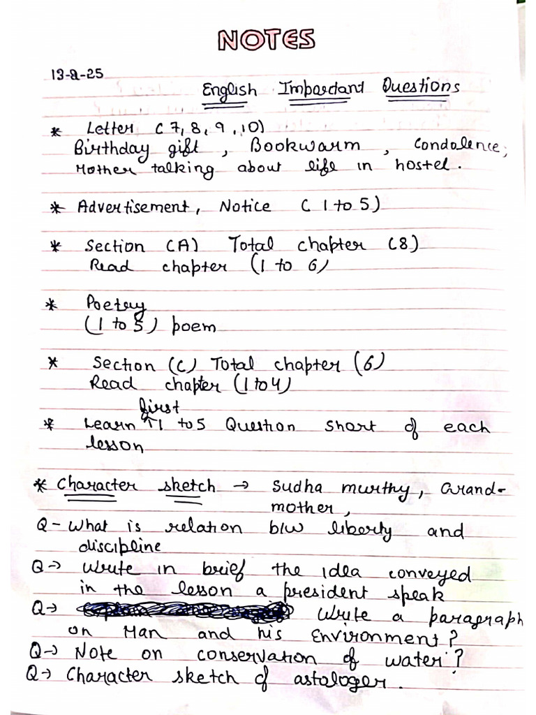 English Important 11th | PDF