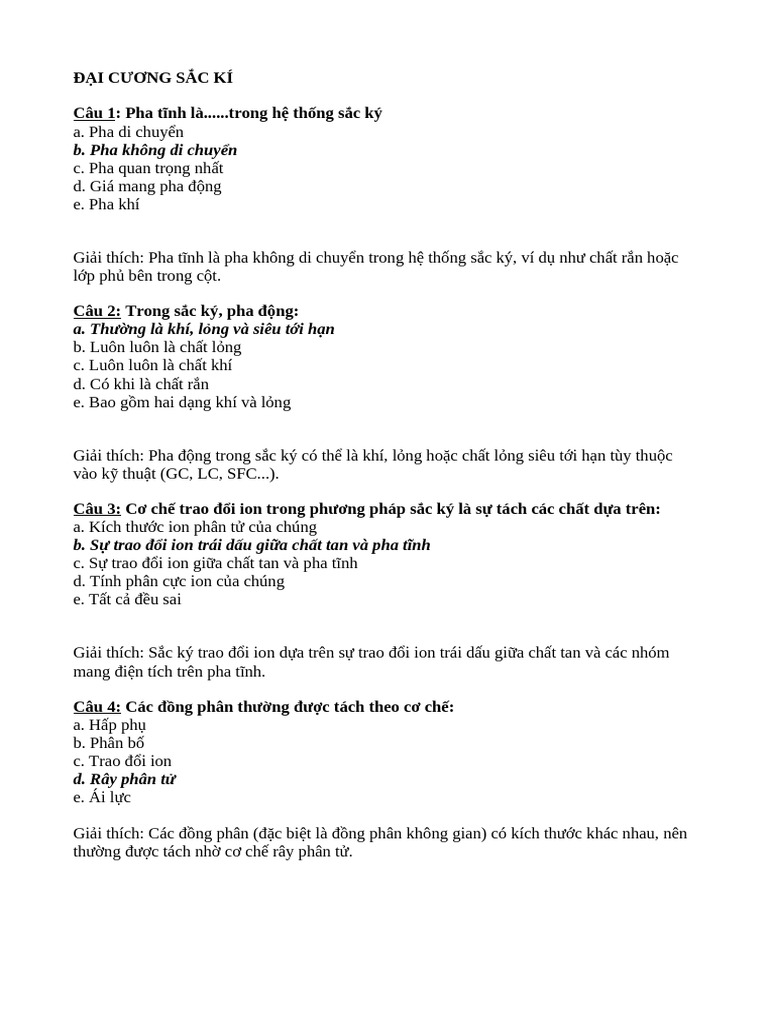 TN -HÓA PT -SẮC KÍ | PDF