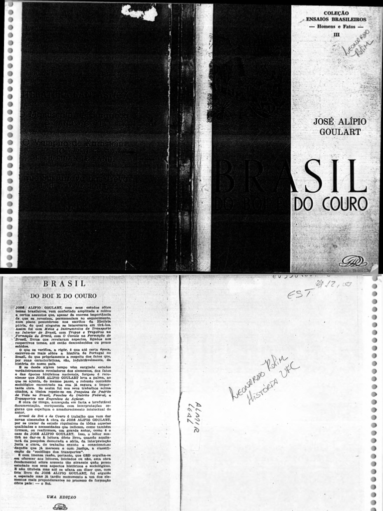 Brasil do Boi e do Couro: História e Impacto | PDF | Brasil | Gado