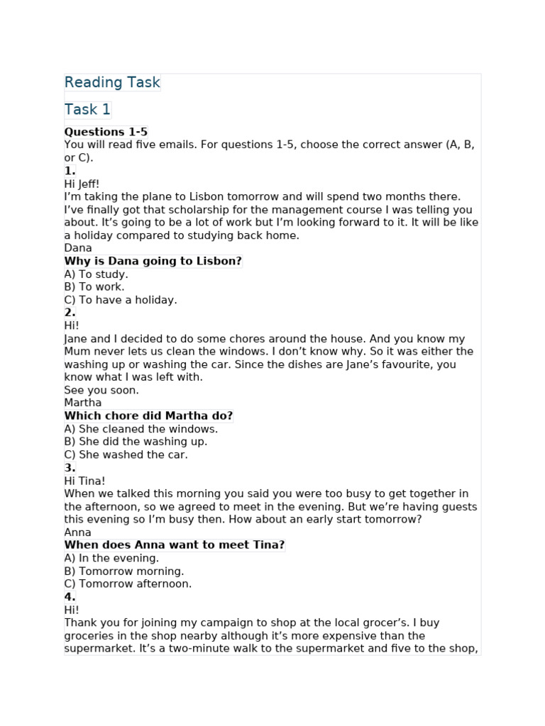 Reading Correction 1 Ab F | PDF