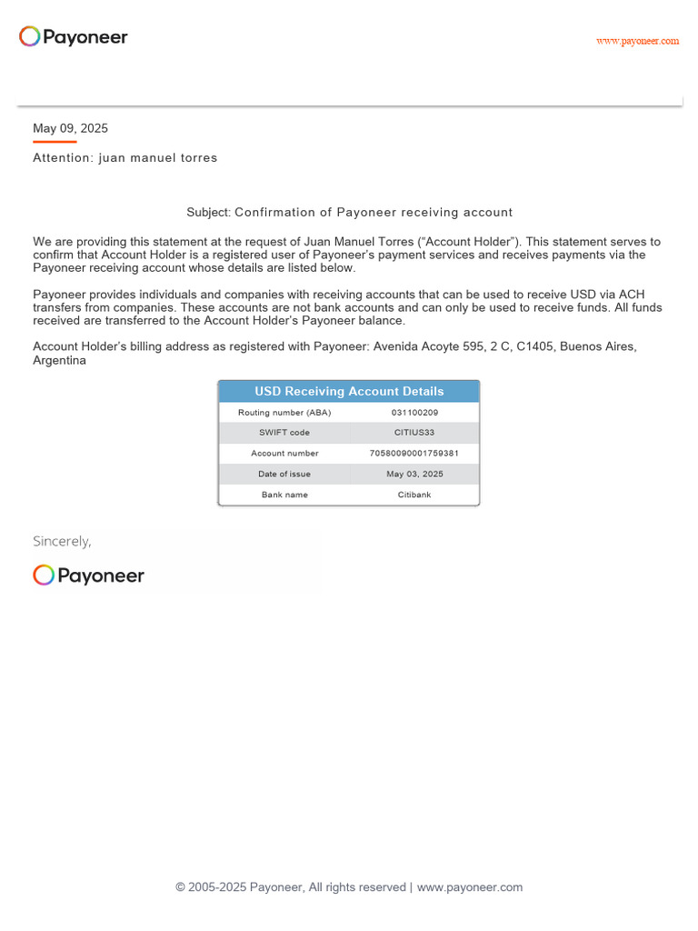 ReceivingAccountStatement 9381 | PDF