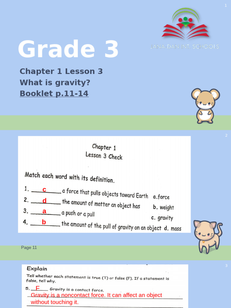 Chapter 1 l.3 Booklet Answers | PDF