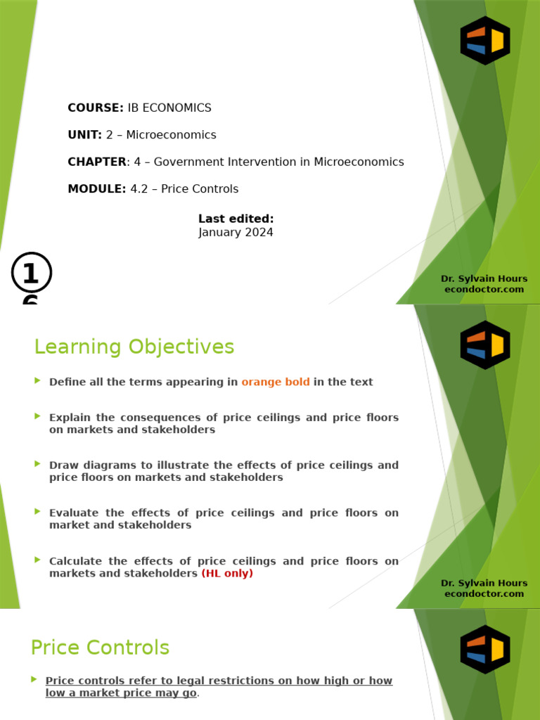 Econ Doctor Ibdp Price Controls | PDF | Economic Surplus | Labour Economics