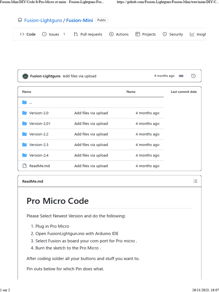 Fusion-Mini GitHub | PDF