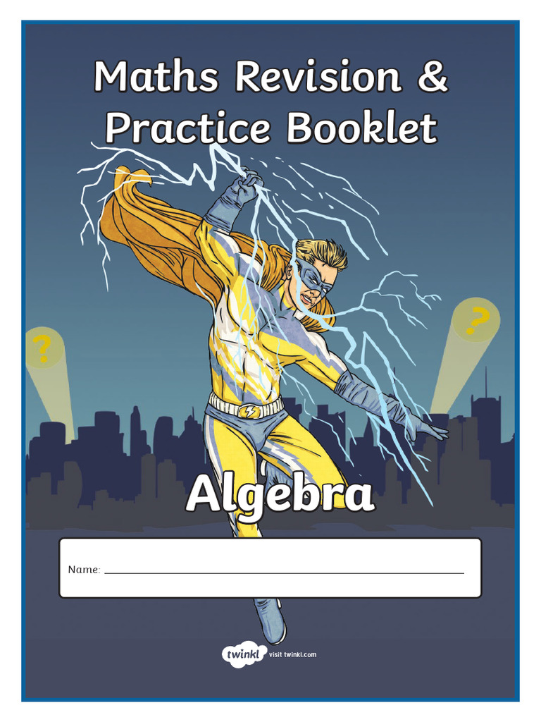 Year 6 SATs - Algebra Questions | PDF | Area | Equations