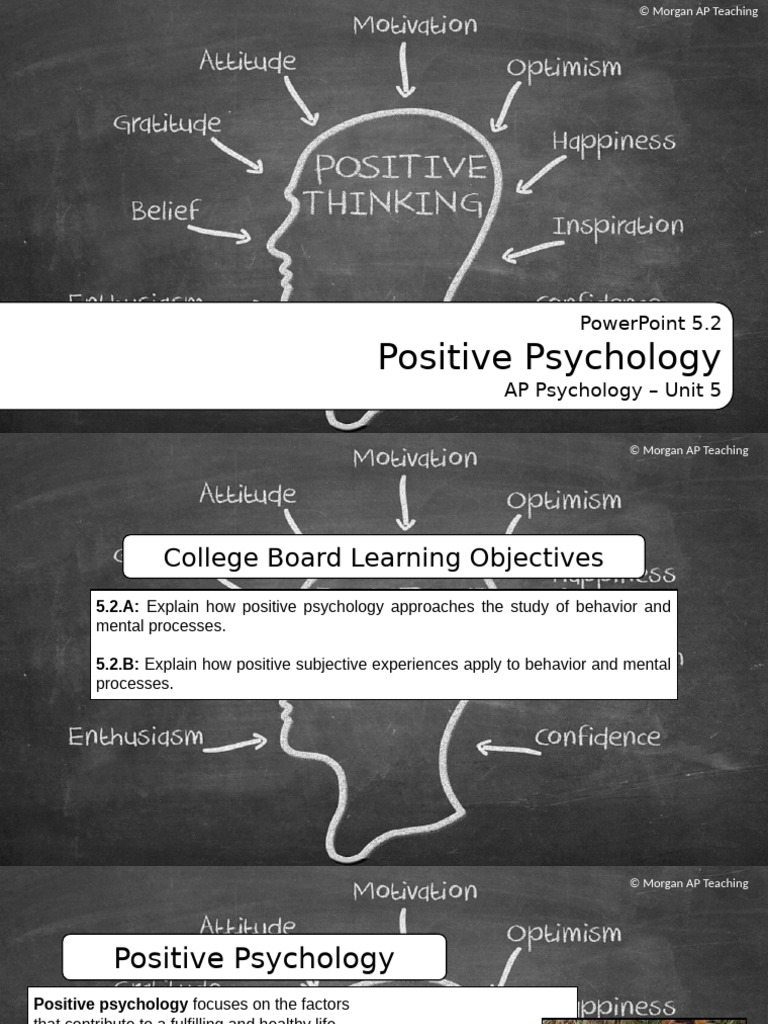 5.2 - Positive Psychology | PDF | Positive Psychology | Psychological ...