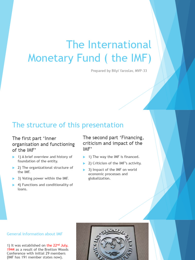 IMF Structure and Functions Overview | PDF | International Monetary ...