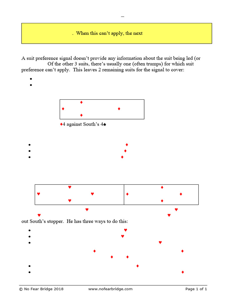 HD43 Signalling - Suit Preference | PDF