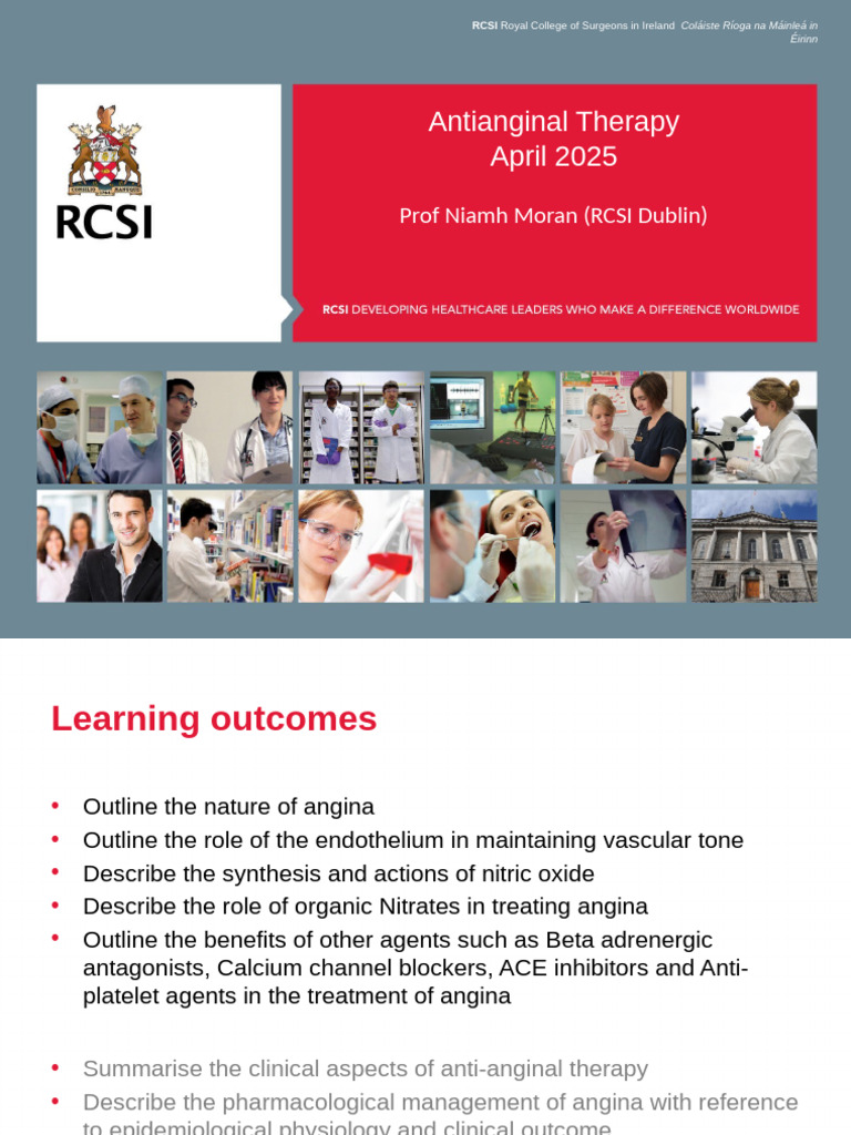 2025 - DEM - Anti Angina Drugs - NM | PDF | Coagulation | Atheroma