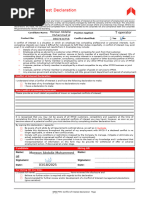 Conflict of Interest Declaration Template | PDF