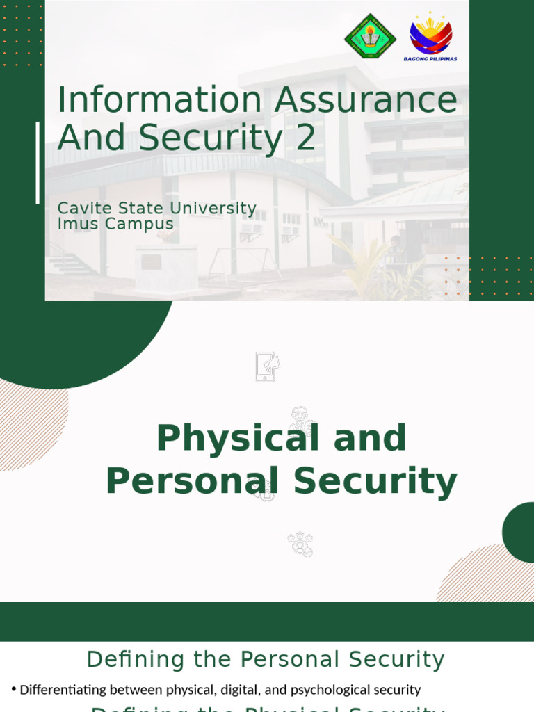 6. Physical and Personal Security | PDF | Security | Computer Security