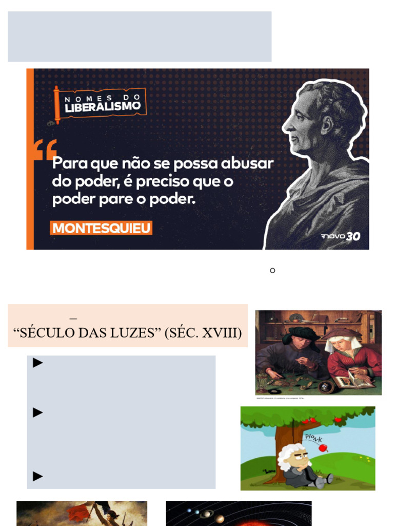 3 - Iluminismo 2º Ano | PDF | Iluminismo | Economia