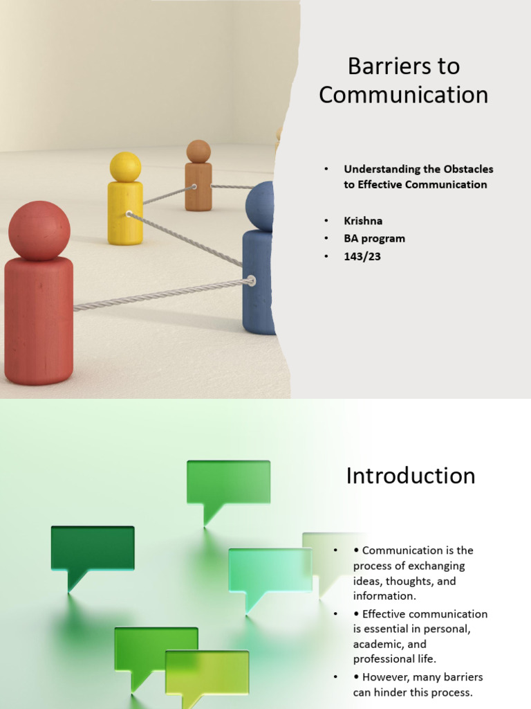 Overcoming Communication Barriers | PDF | Communication | Psychology