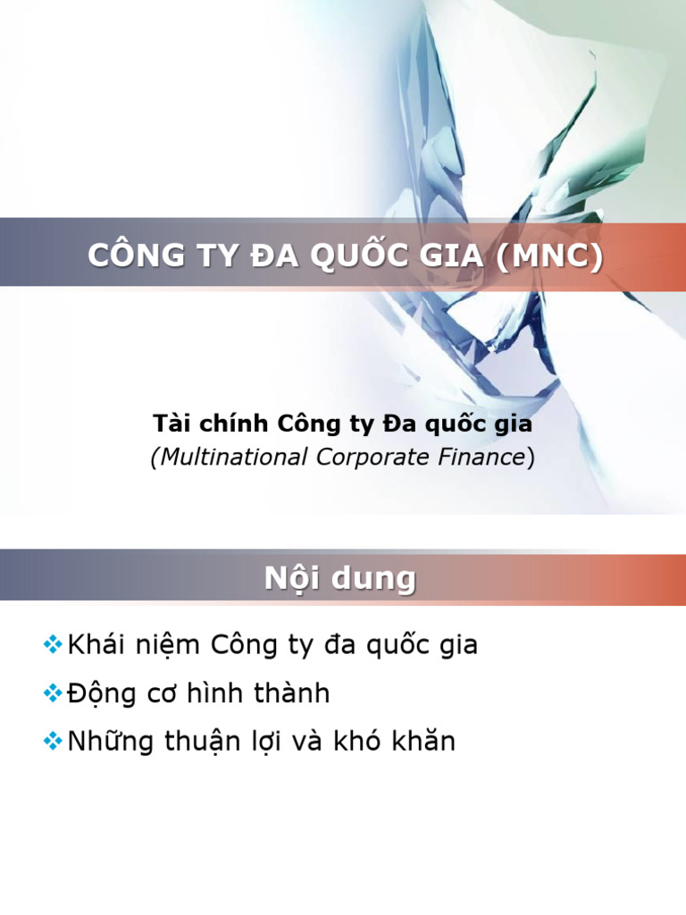 Bai 1 - Gioi Thieu MNCs - 2022 | PDF