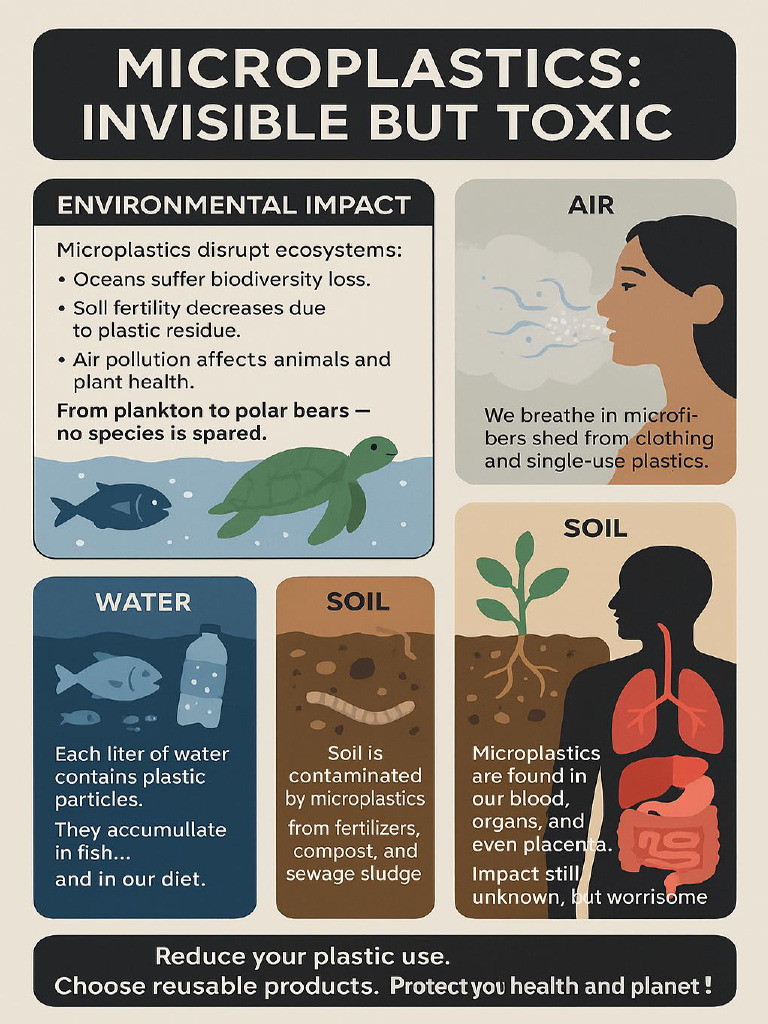 Microplastics Infographic Modifiable | PDF