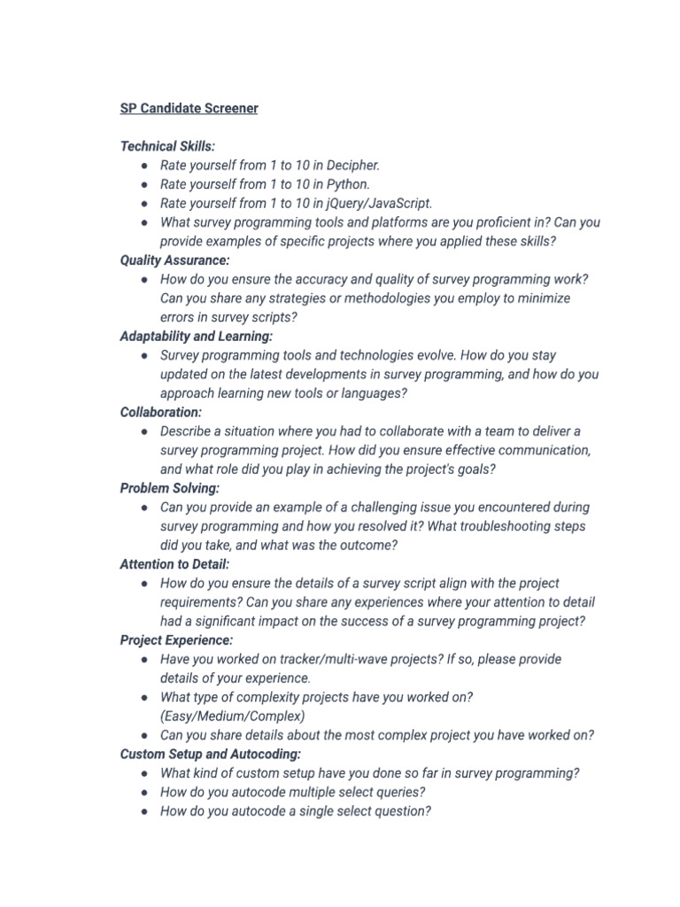 SP Questions | PDF