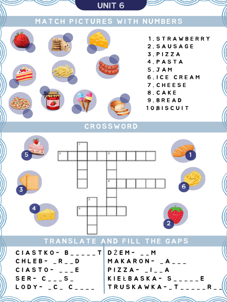 Food Worksheet for Kids | PDF
