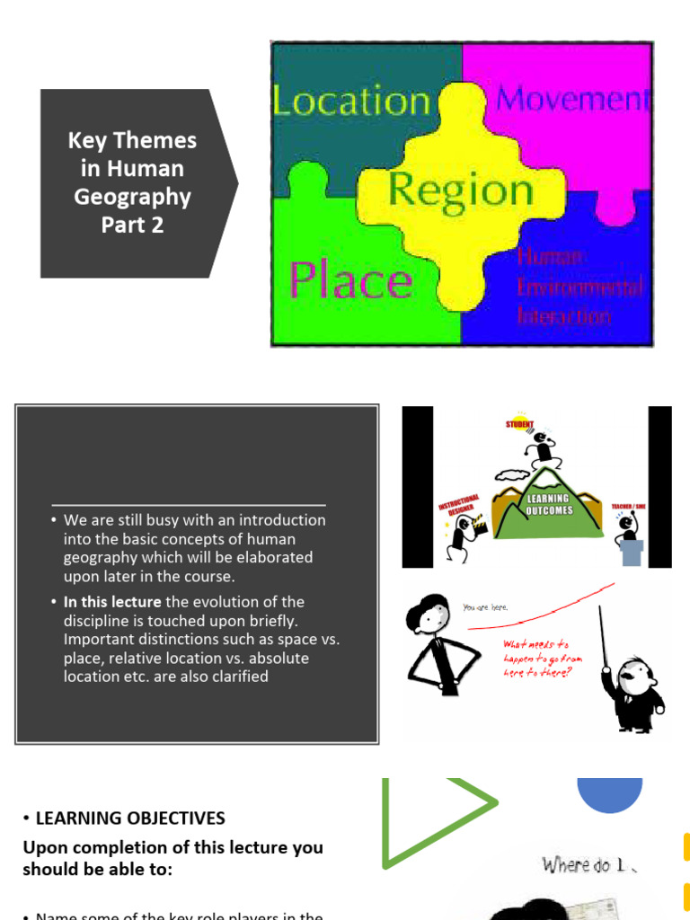 Lecture 03 Key Themes in Human Geography Part 2 | PDF | Geography | Space