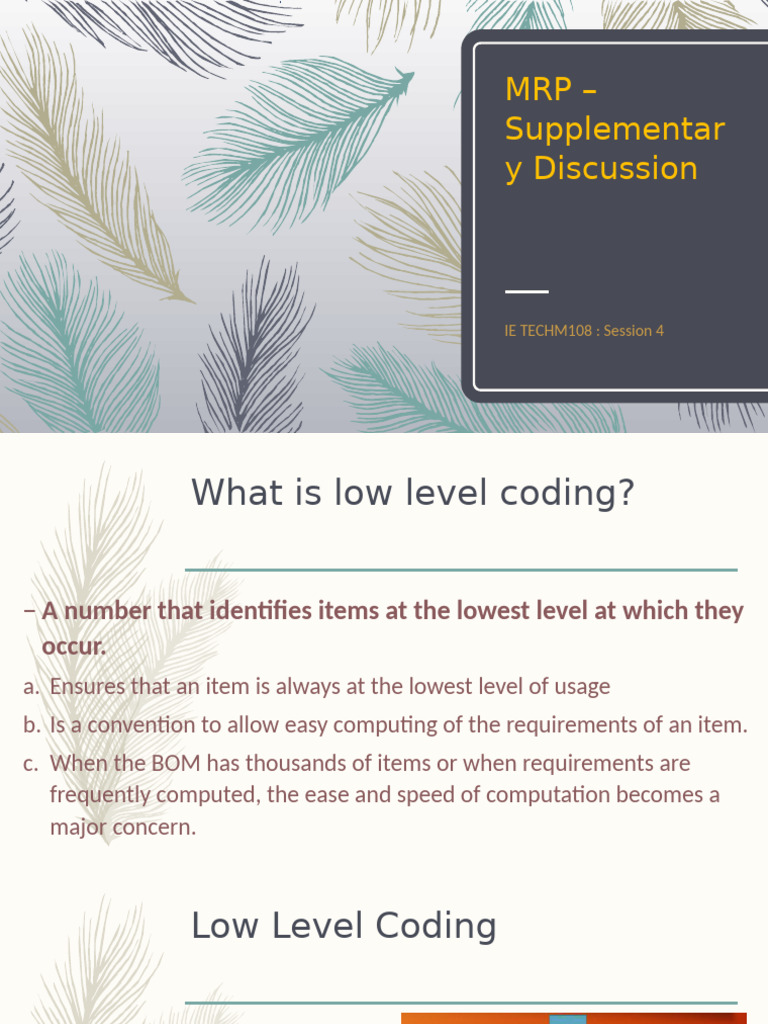 01 Suplementary - Low Level Coding | PDF | Receipt | Business