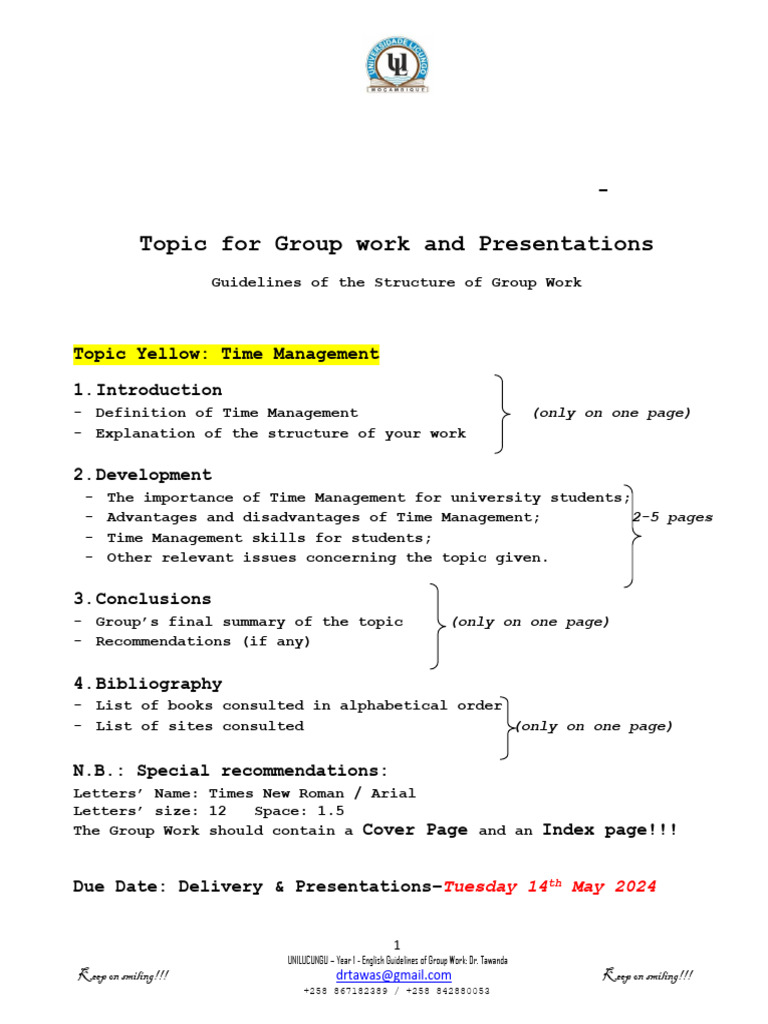 Topics For Group Work - Maths | PDF | Mathematics | Cognition